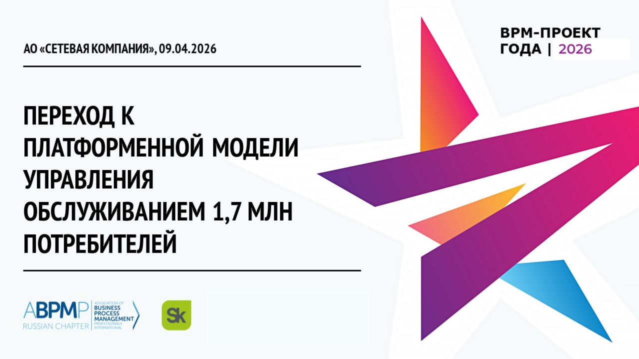 АО «Сетевая компания» | BPM-проект года'2026 (Запись от 09.04.2026)