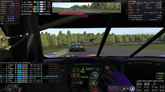 iRacing - GTE Sprint Series - Virginia
