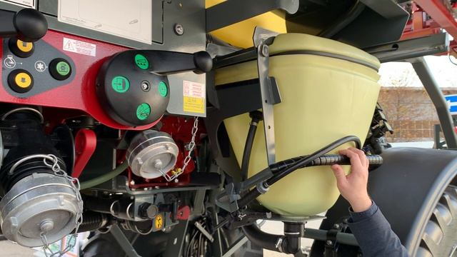 Hardi Alpha evo III 4200 Twin Force - рабочая зона