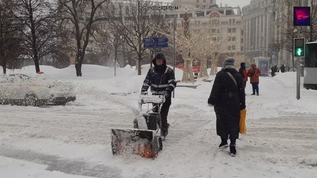 Москву занесло снегом. Февраль 2026.