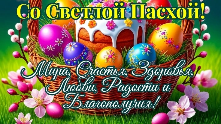 ВСЕХ С ПАСХОЙ