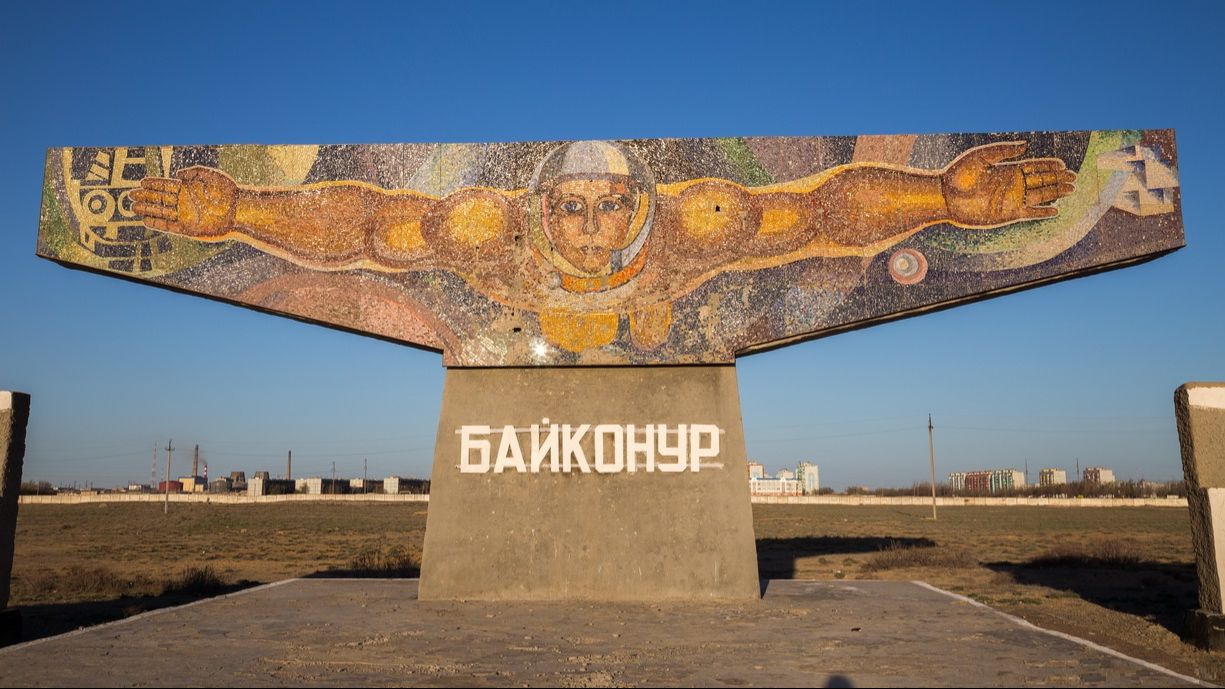 Парад на Байконуре 7.11.1988