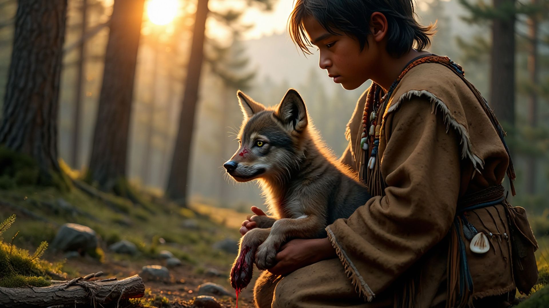 Сирота спас волчонка… и никто не знал, чем это обернётся спустя годы