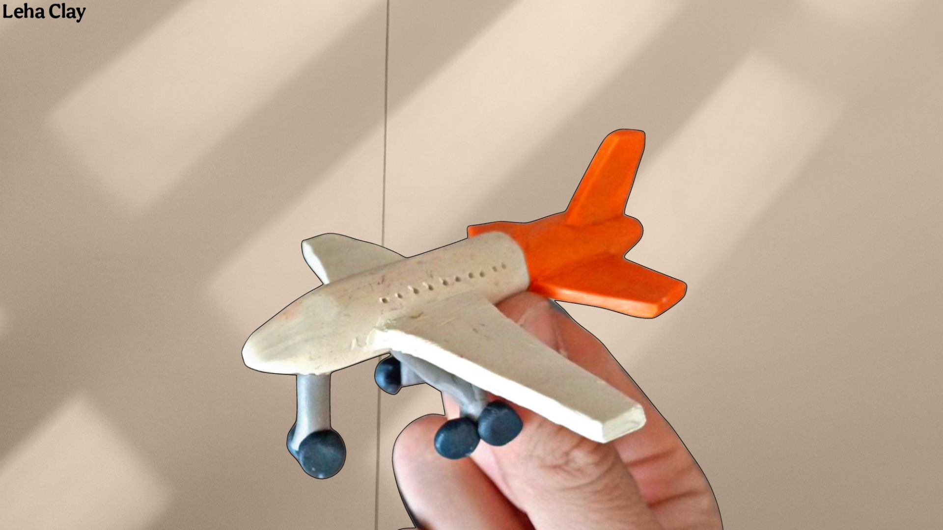 Как слепить Самолет из пластилина / Самолет из пластилина своими руками Часть 3