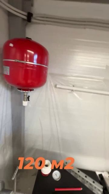 Система отопоения СТО площадью 120 м2