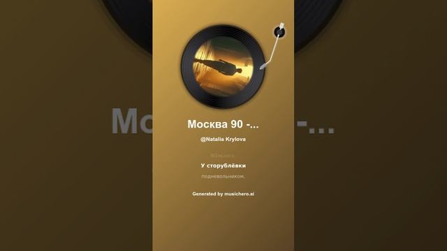 Москва 90 -Х. На стихи Татьяны Кайсаровой
