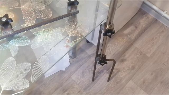 Изготовил крепление в землю для телескопических шестов для установки орнитологической сети