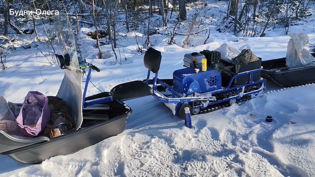 Поход в лес за чагой. Горячий след лосей и вот они! 09.04.26