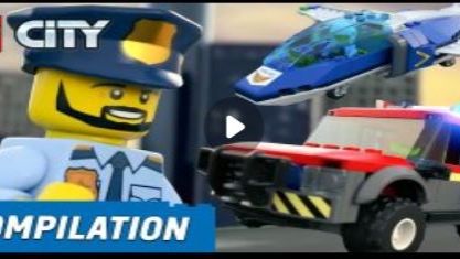 LEGO CITY 2019 Animations Compilation Fire, Police, Sky Police, Parachute and More!