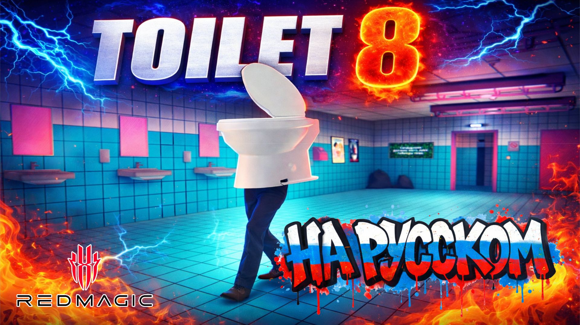 [Android] Toilet 8 | ОБЫЧНАЯ КОНЦОВКА | Полное прохождение игры на русском БЕЗ КОММЕНТАРИЕВ