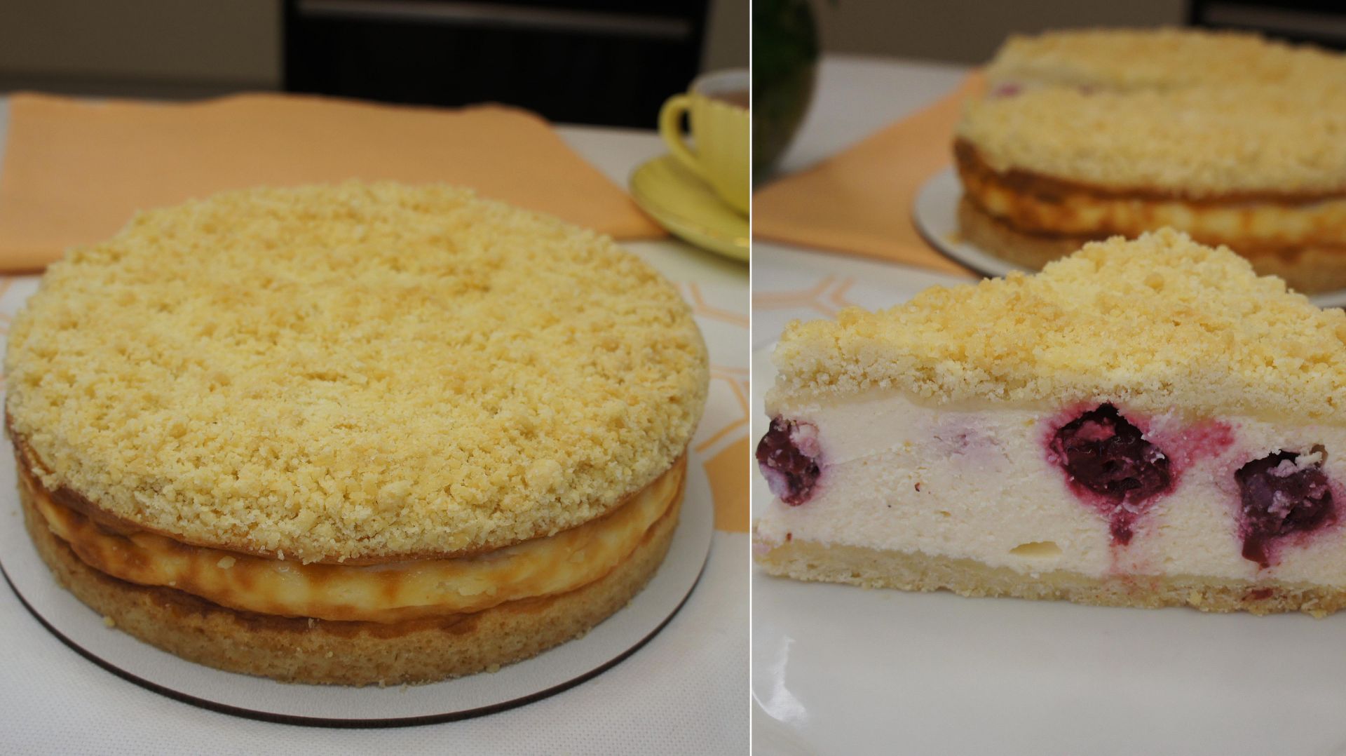 КОРОЛЕВСКАЯ ВАТРУШКА С ЯГОДАМИ рецепт | ПРОСТОЙ РЕЦЕПТ ПИРОГА С ТВОРОГОМ И ВИШНЕЙ