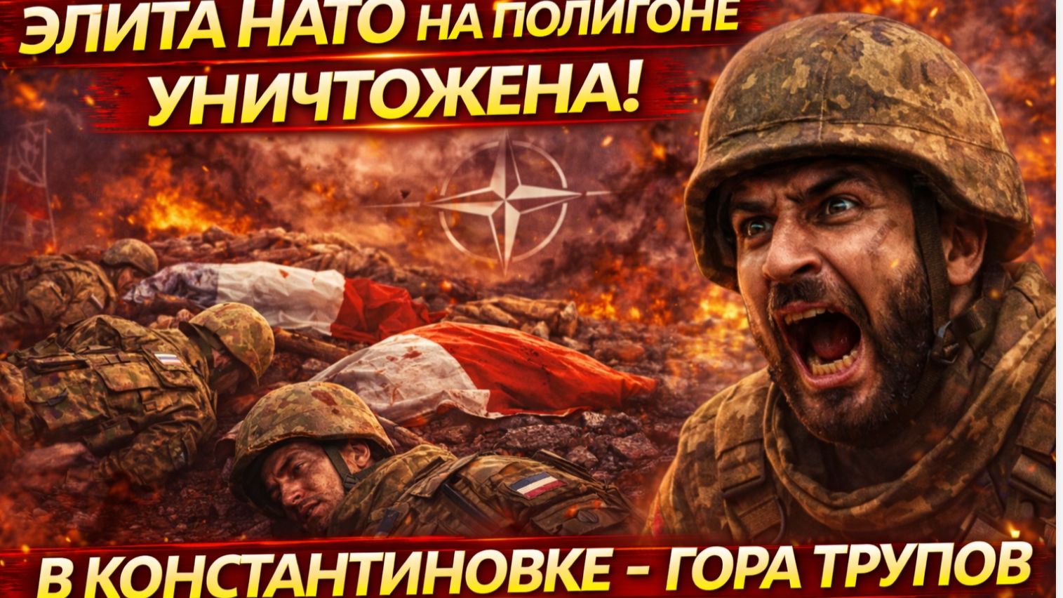 Элита НАТО на полигоне уничтожена!В Константиновке – гора трупов польских наёмников.