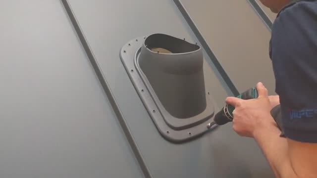 Установка VILPE® CLASSIC VINO 2K проходного элемента