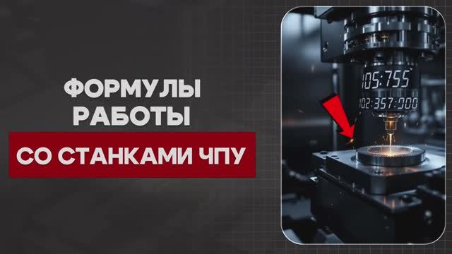 Формулы ЧПУ, которые должен знать каждый оператор