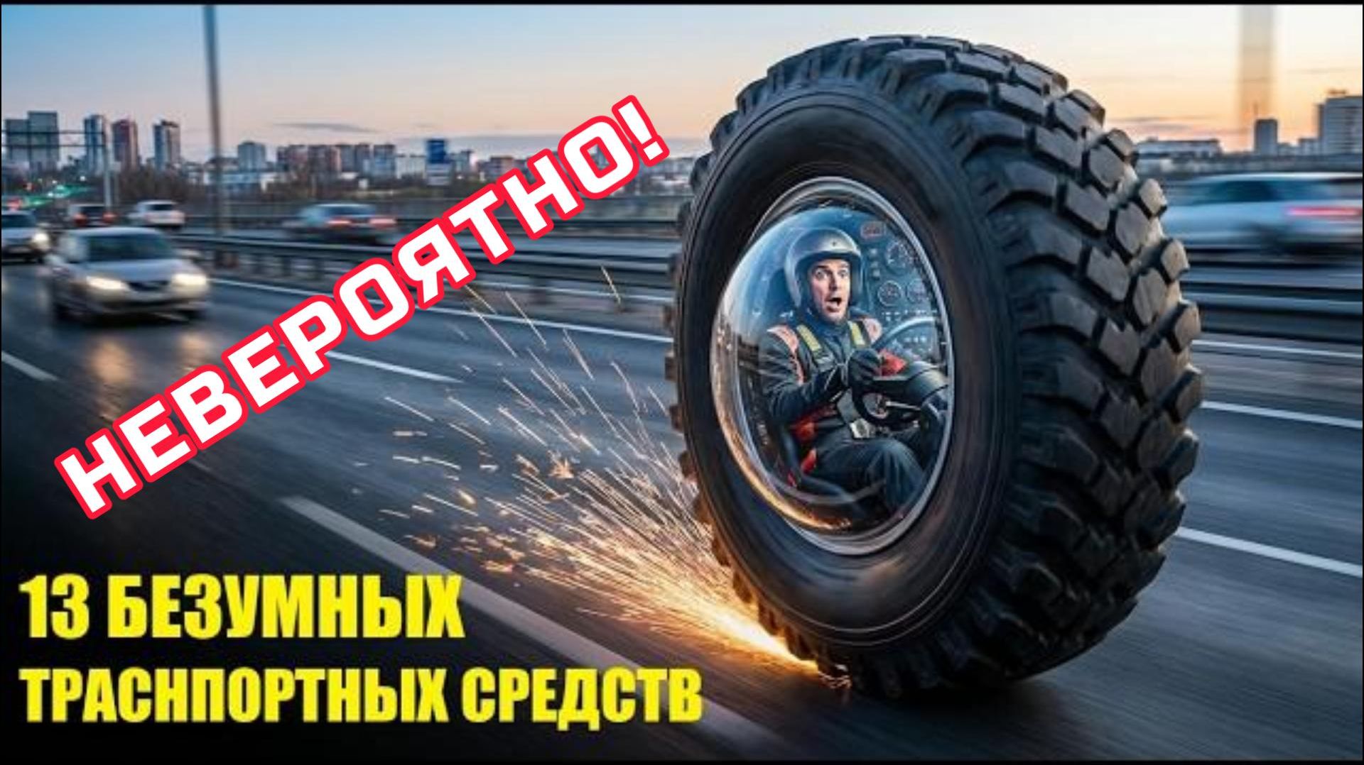 13 Самых Безумных Средств Передвижения!