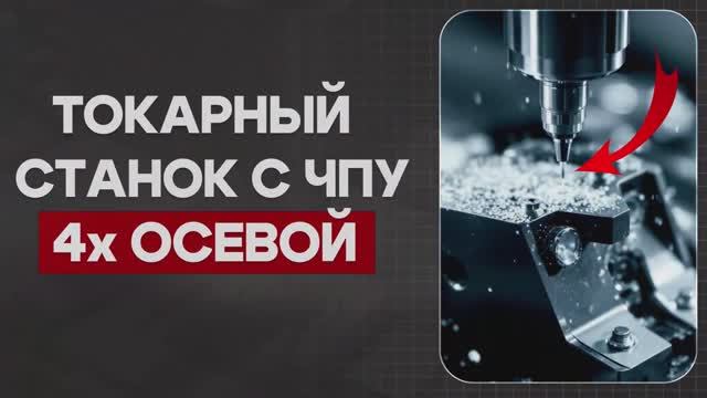 Станок 4-осевой токарный с ЧПУ: преимущества и принцип работы