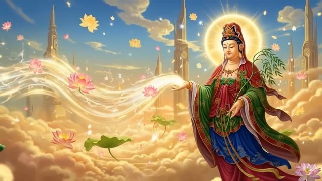 🌿 Om Mani Padme Hum（ॐ मणि पद्मे हूँ）｜Sacred Buddhist Chant · Release Stress