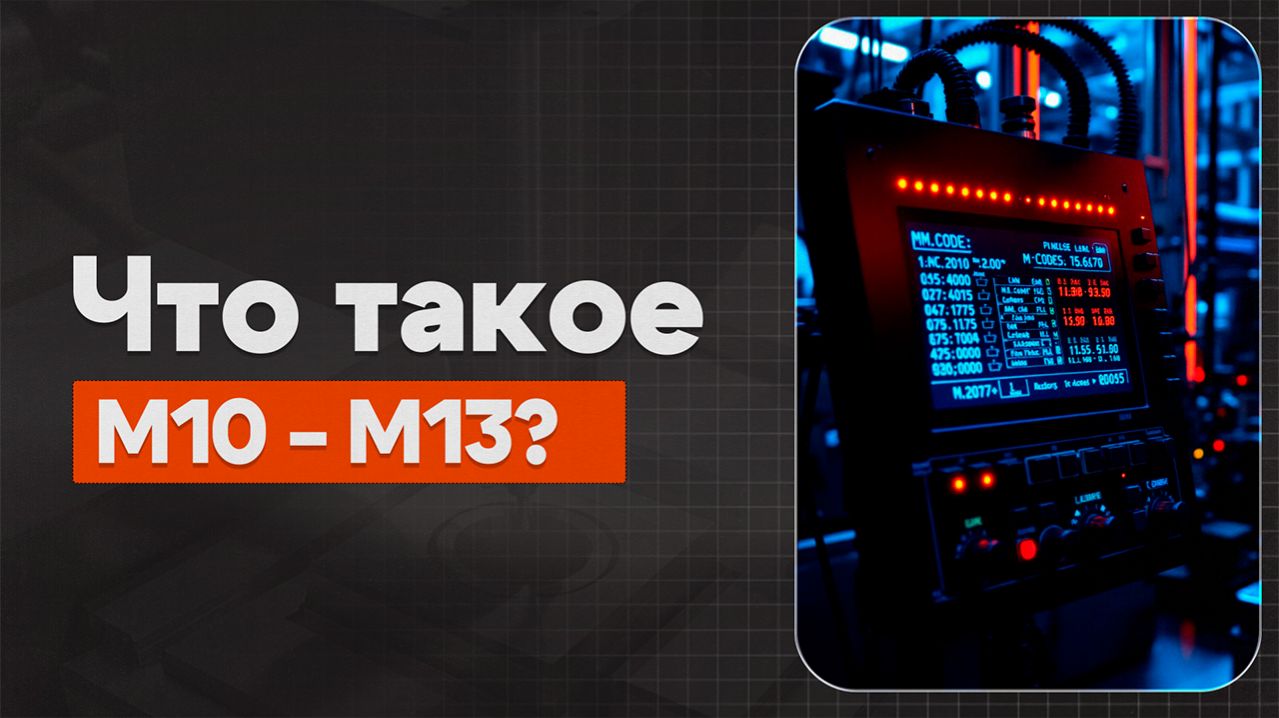 M10, M11, M12 и M13 в ЧПУ: Зажим/разжим (патрона, стола) Теория, Определение, Пример | CNC