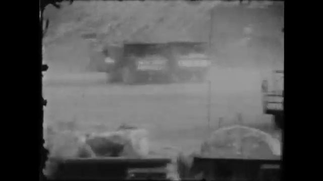 Перекрытие реки Енисей на строительстве Майнской ГЭС  24 ноября 1984 года.