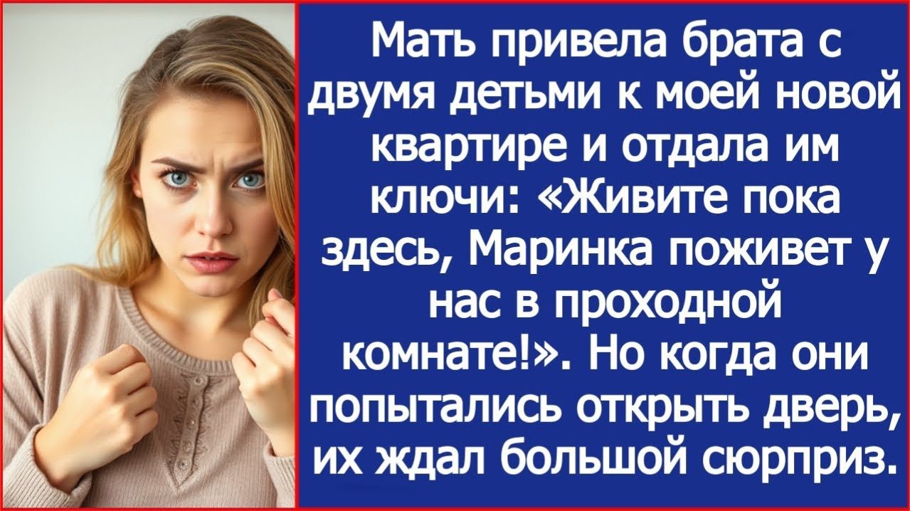 Мать привела брата с детьми к моей квартире | ИСТОРИЯ ИЗ ЖИЗНИ | АУДИО РАССКАЗ | СЛУШАТЬ ИСТОРИЮ