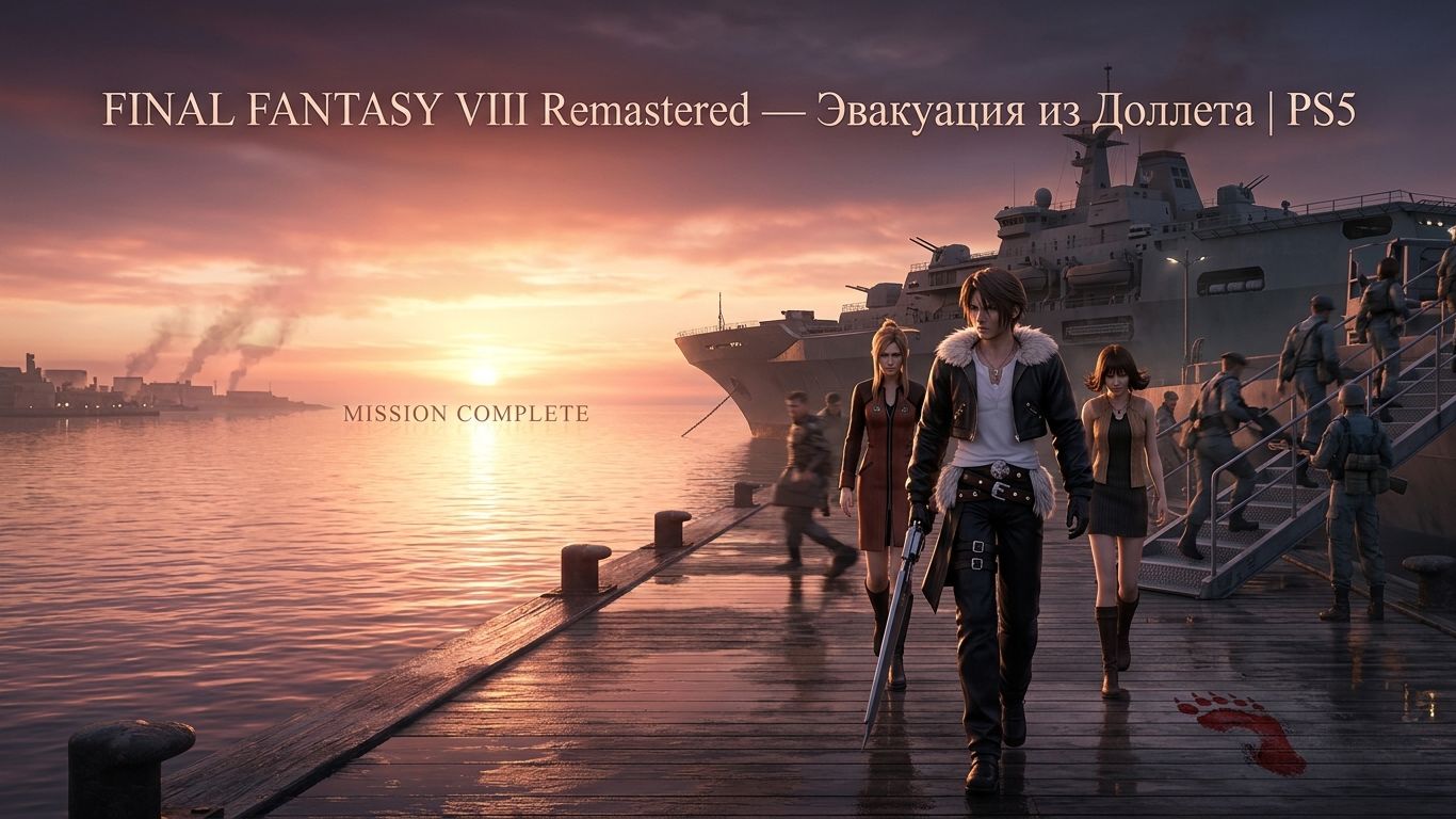 FINAL FANTASY VIII Remastered — Конец операции | Красивый финал миссии | PS5