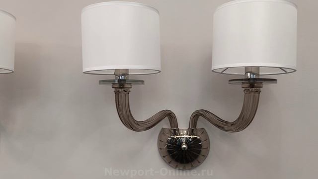 Бра NEWPORT 8682/A nickel coffee