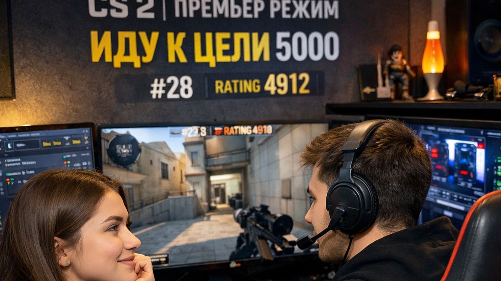 Cs 2 Играю в премьер режим Иду к цели 5000, #28