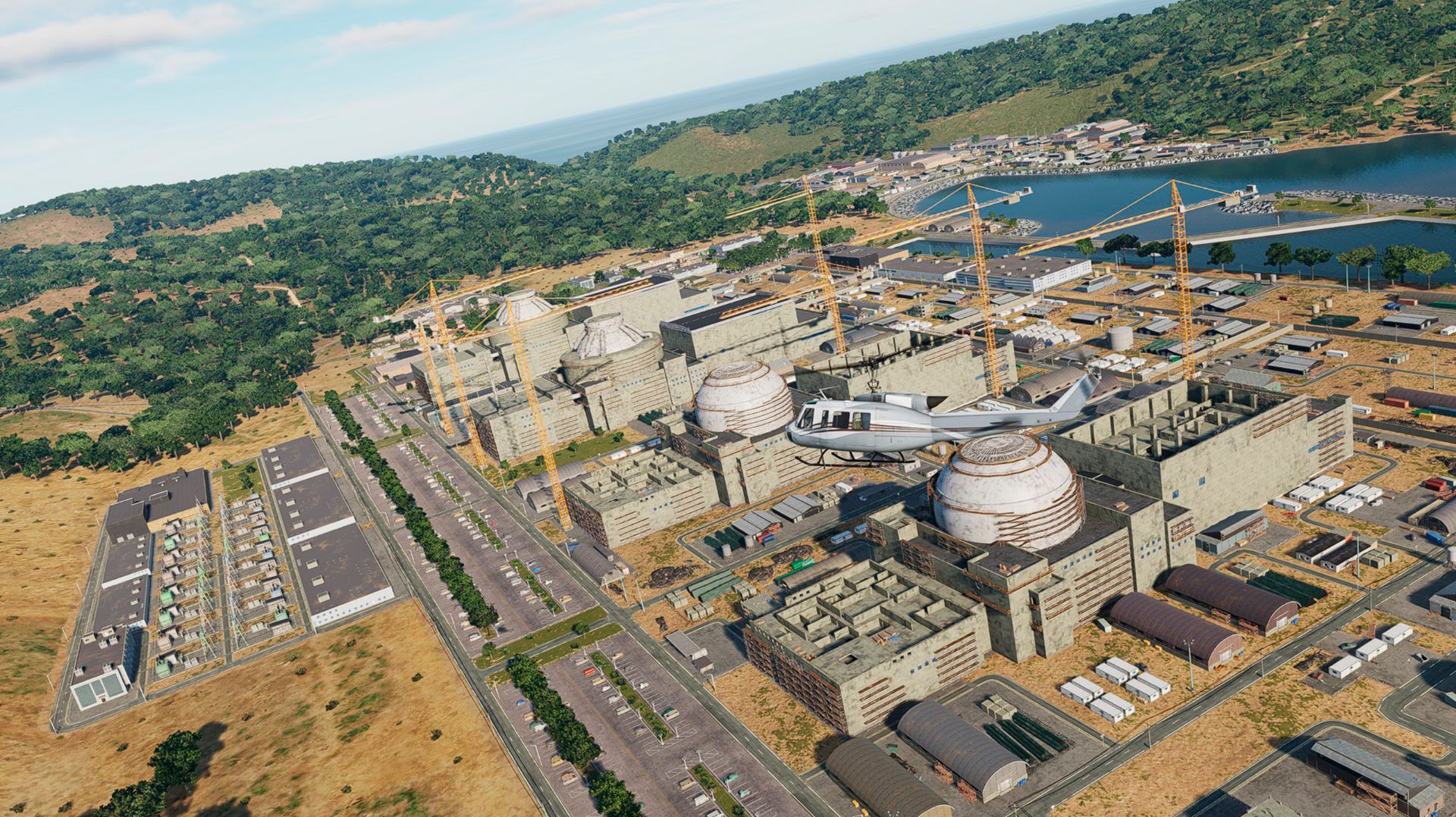 DCS: Syria Map – Flight over The Akkuyu Nuclear Power Plant