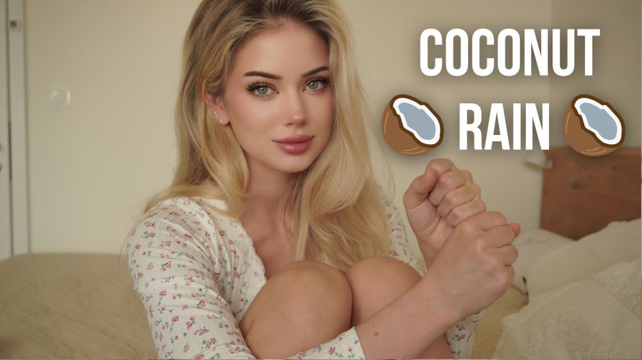 [4K] COCONUT RAIN 🤤 ASMR