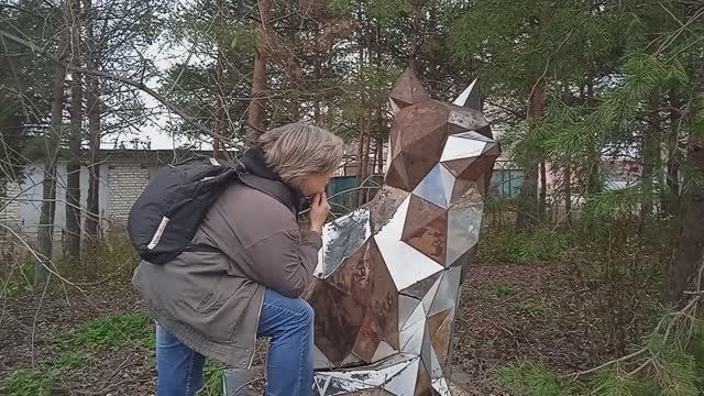 Памятник лисе