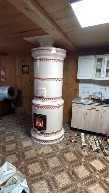 Тепло и уют на даче с печью!