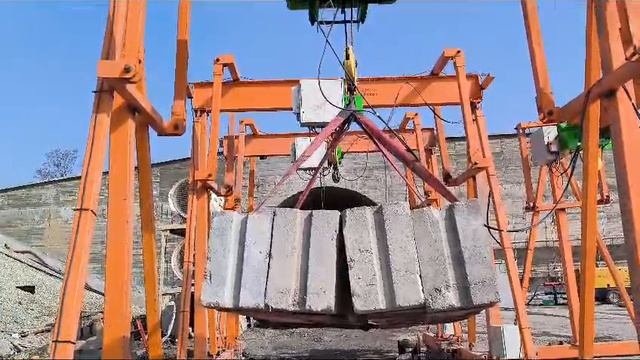 Завод «Роскран»: Готовые мини-козловые краны 5т (пролет 4,14 м / подъем 4,24 м)