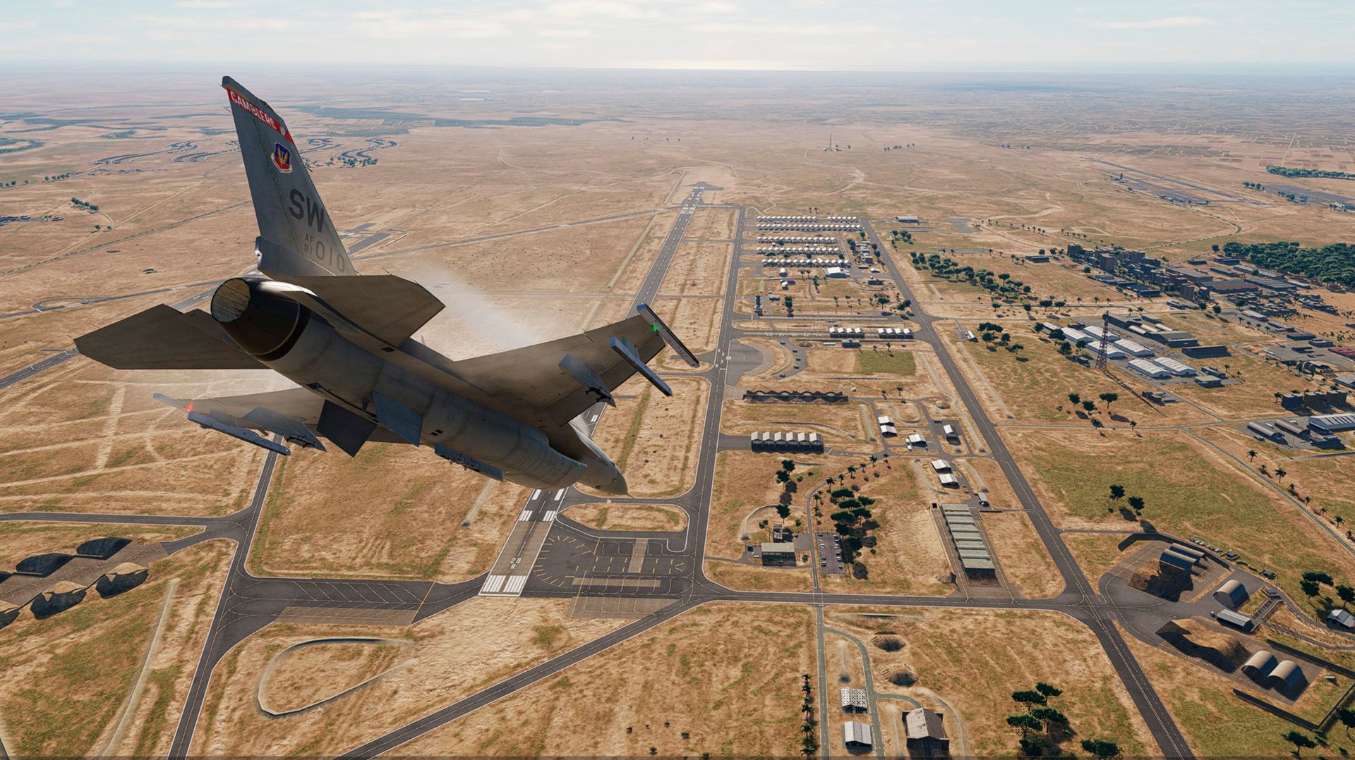 DCS: Syria Map – Flight over Hatzerim Airbase