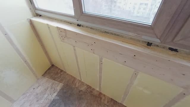 Утепление балкона пеноплексом!