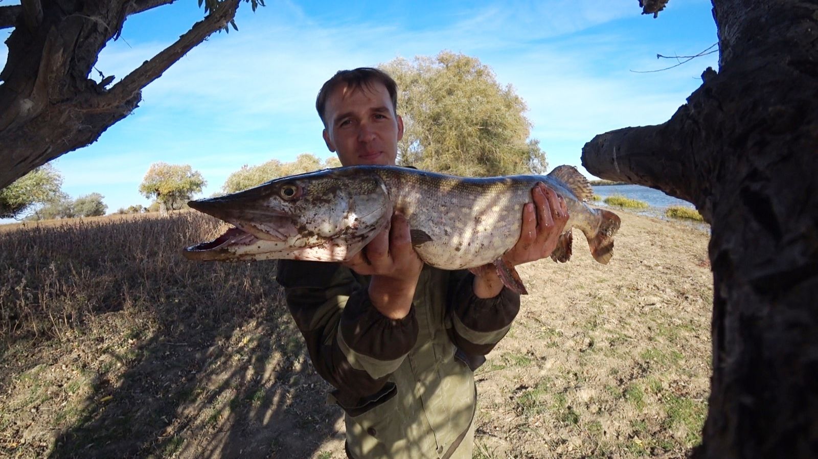 РЫБАЛКА НА ЩУКУ С БЕРЕГА. САЗАН НА ЗАКИДУШКУ. Ловля на спиннинг. Рыбалка на джиг в Астрахани.