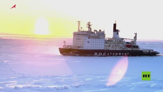 كاسحات الجليد النووية الروسية تطلق أبواقها احتفالا بالذكرى الـ65 لرحلة يوري غاغارين إلى الفضاء