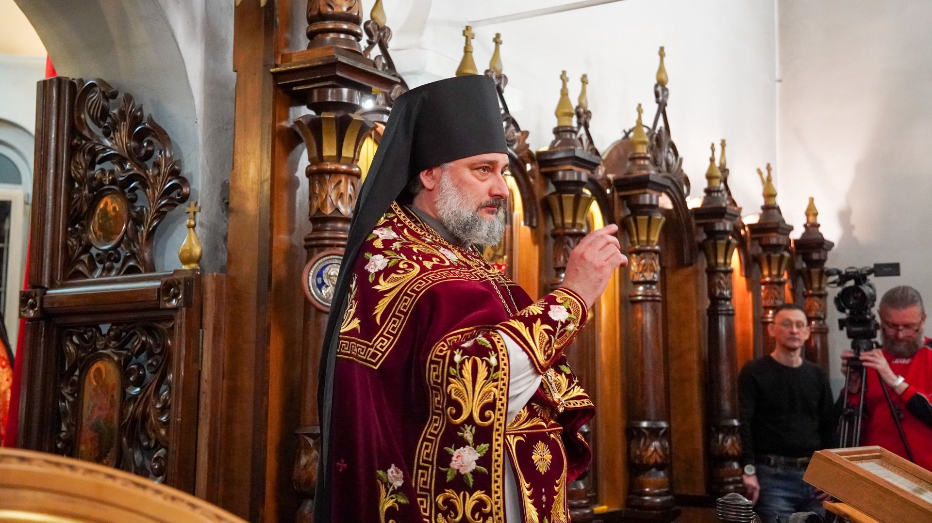 Пасха Христова в Успенском мужском монастыре Новомосковска (12 апреля 2026 года)