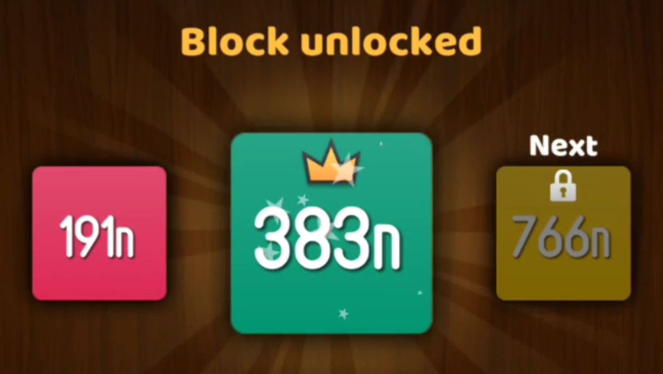 NumBlocks (95n → 191n → 383n)