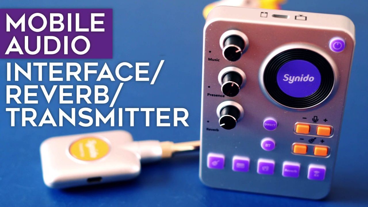 Synido Live Dock A30: Portable Audio Multitool and Wireless Transmitter