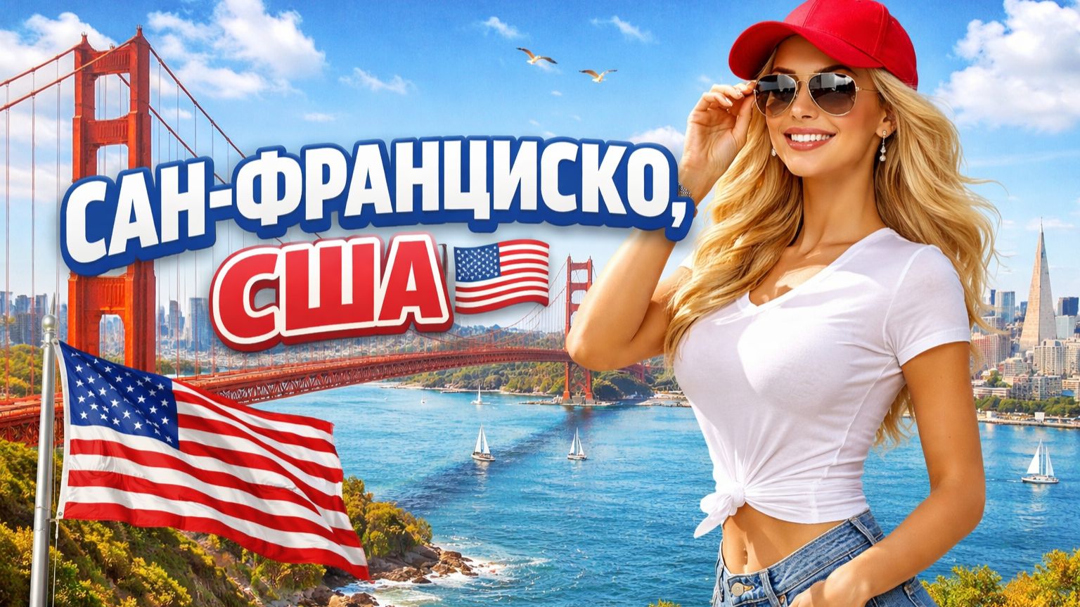 САН-ФРАНЦИСКО, США 🇺🇸 Пешая экскурсия по городу холмов и грез, часть 2