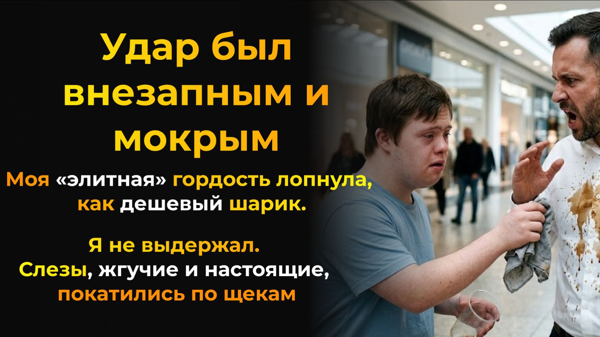 Убирай свои руки: оскорбил его в ТЦ, а через 2 дня он пришел ко мне с пакетом| рассказы из жизни