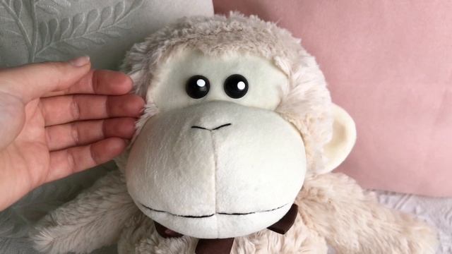 Мягкая игрушка обезьянка бежевая, 2040