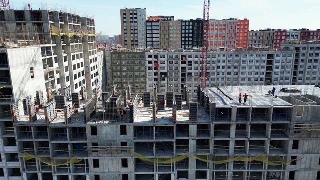 ЖК «Пехра» — съёмка с воздуха март 2026
