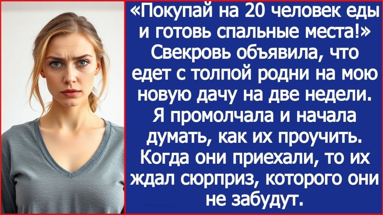 Покупай на 20 человек еды и готовь спальные места! | ИСТОРИЯ ИЗ ЖИЗНИ |АУДИО РАССКАЗ|СЛУШАТЬ ИСТОРИЮ
