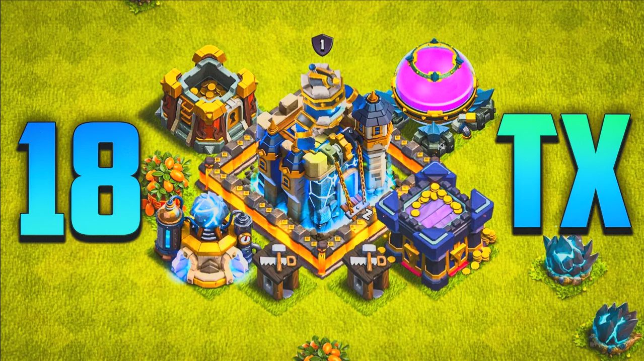 ⬜ Переход На Рашерский 18 Тх С Волшебными Предметами | Clash Of Clans ⬜