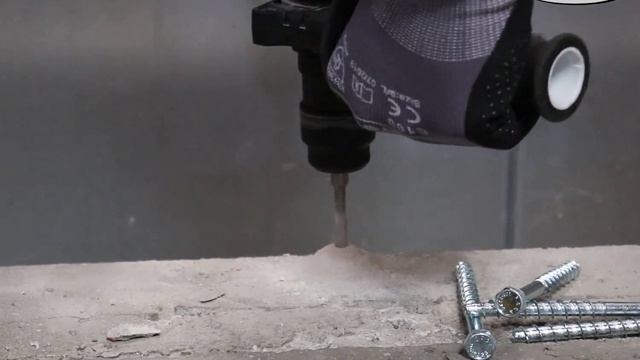 Быстрый монтаж бруска на бетонное основание
