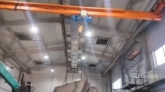 Как мы установили кран-балку на 3,2 тонны с пролетом 12 метров