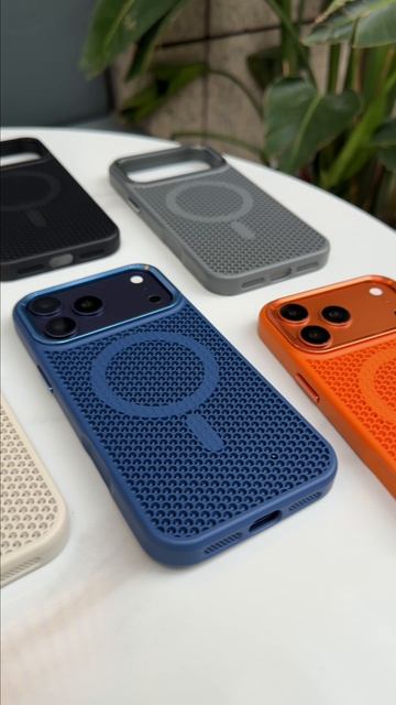 Чехлы для iPhone 15-17 Неосетка силикон