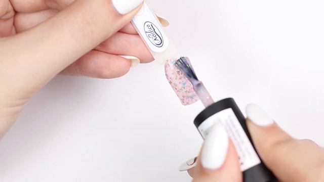 Каучуковая база Rubber Base Nailico № 1 с блестками