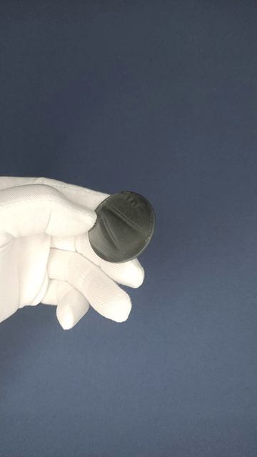 Пуговицы серые матовые (размер № 60), Артикул 00371